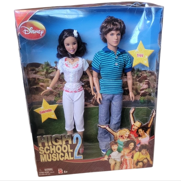 Disney | Toys | Disney High School Musical 2 Gabriella And Troy Dolls ...